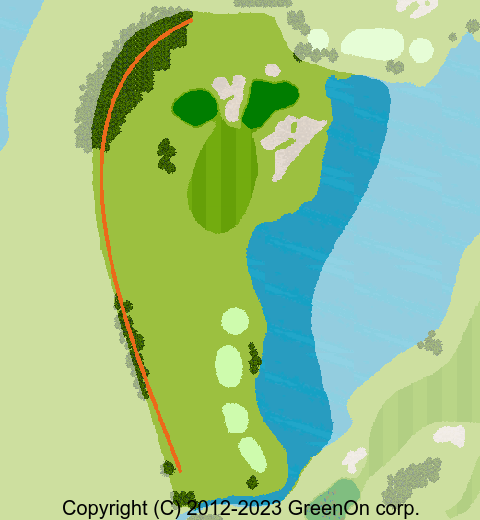 GreenOn - もおか鬼怒公園ゴルフ倶楽部 OUT(栃木県) コース情報